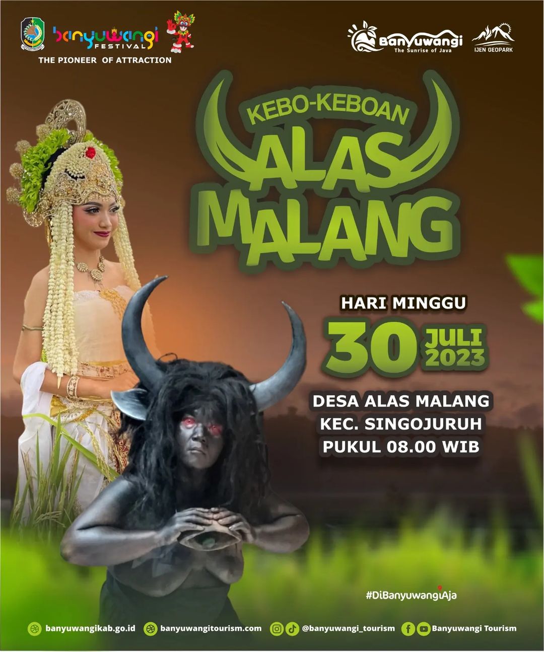 Traditional rituals - Kebo-Keboan alas Malang - July 30, 2023