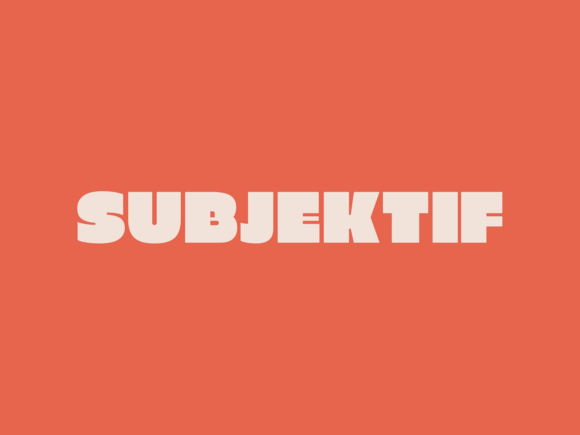 Subjektif