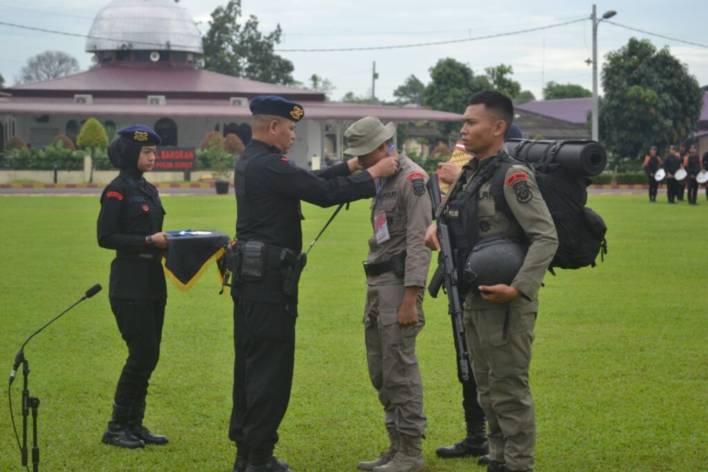 Sat Brimob Polda Sumut Gelar Upacara Pembukaan Pembinaan Tradisi Bintara dan Tamtama Remaja TA 2024