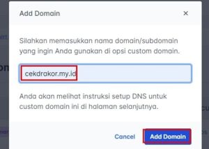 Mengubah Domain Utama pada Wall.id - IDCloudHost