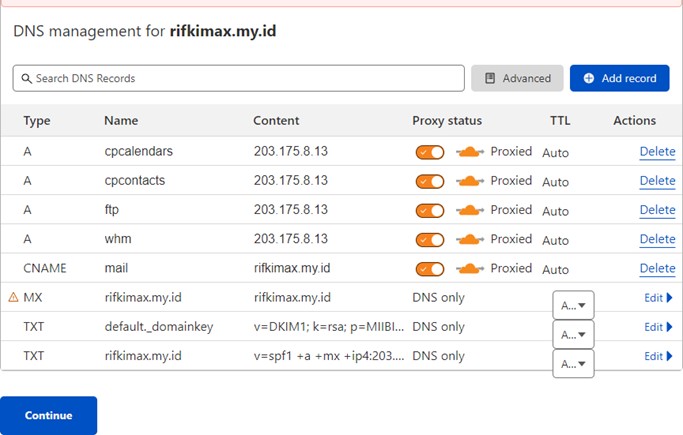 Cara Setting Domain di Cloudflare - IDCloudHost