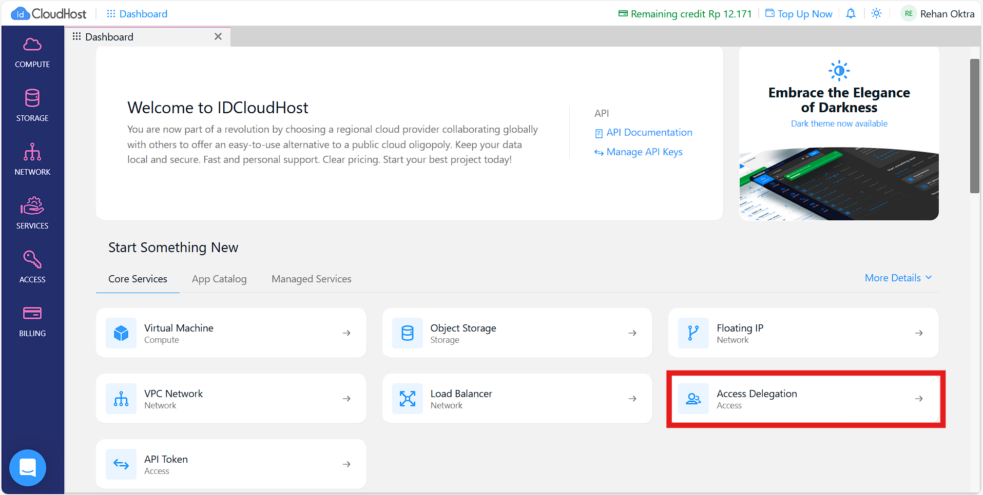Panduan Menggunakan Delegate Access di IDCloudHost - IDCloudHost