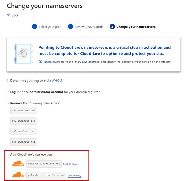 Cara Setting Domain di Cloudflare - IDCloudHost