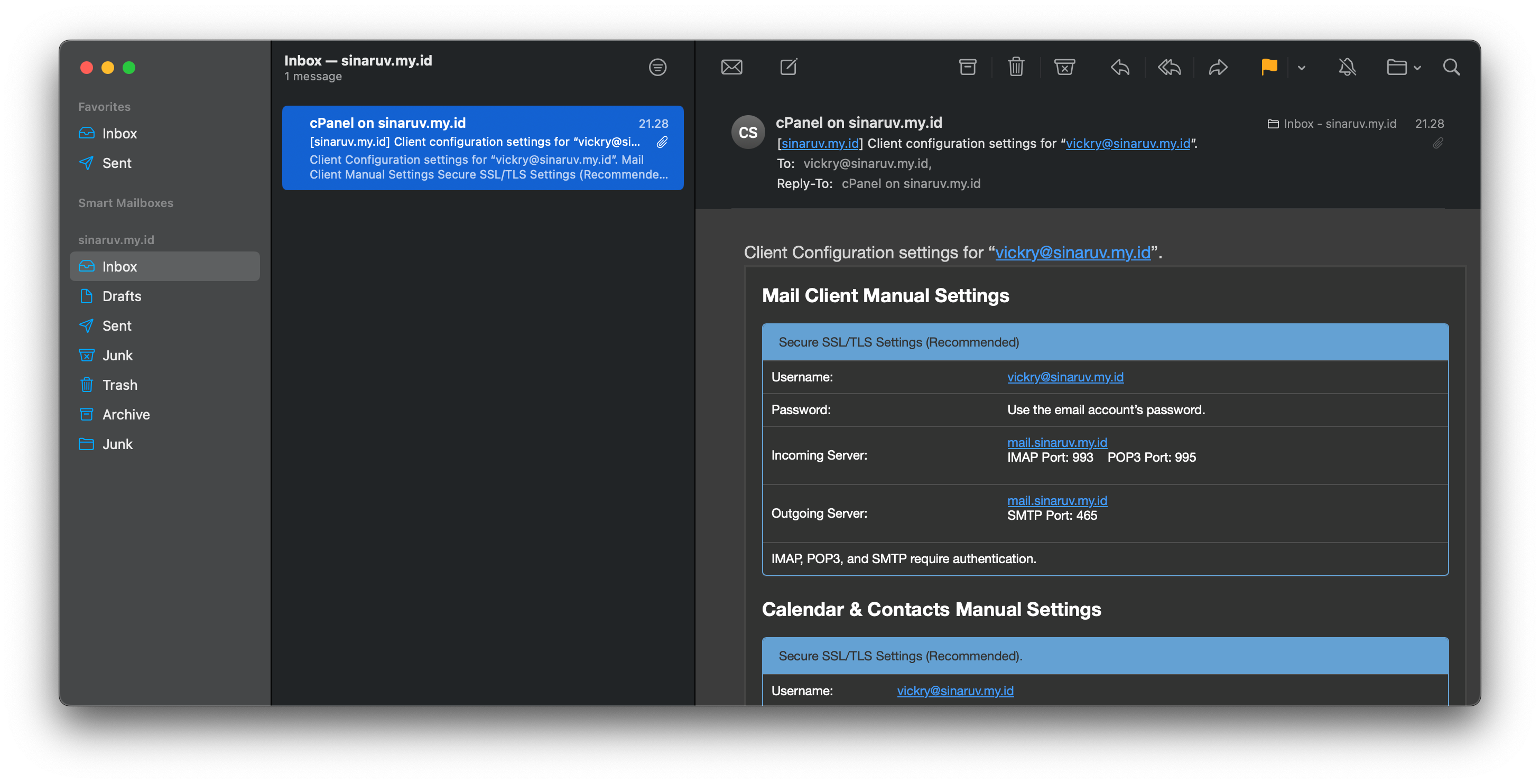 Cara Melakukan Setup SMTP Email pada Mail Client - IDCloudHost