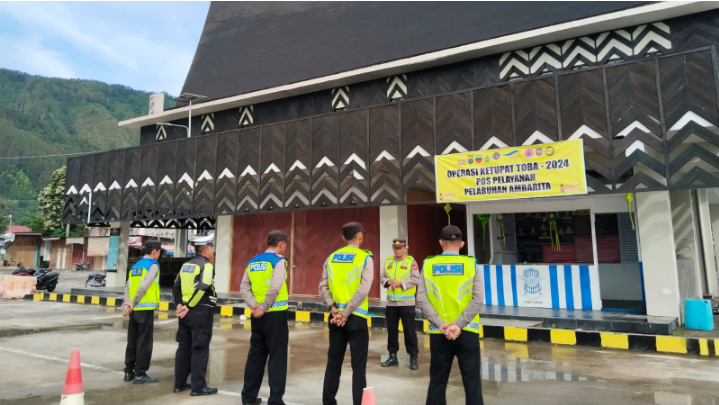 Polres Samosir siagakan 73 personel pengamanan pasca Operasi Ketupat Toba 2024 - Segaris.co