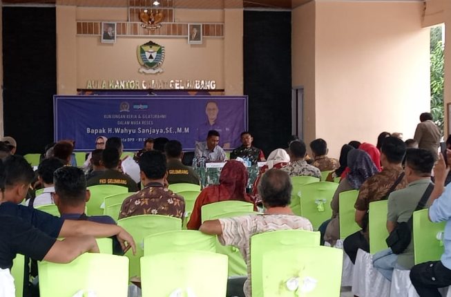 Kunker di Gelumbang, Wahyu Sanjaya Siap Berkomunikasi – Info Muara Enim