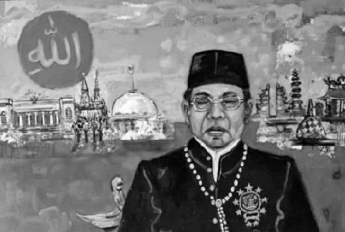 Lukisan Favorit Saya, KH Abdurahman Wahid Alias Gus Dur
