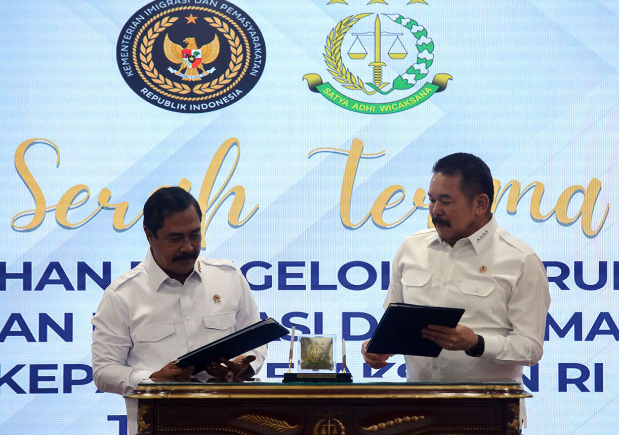 Foto: Penyerahan Rupbasan dari Kementerian Imipas ke Kejagung - Koran ...