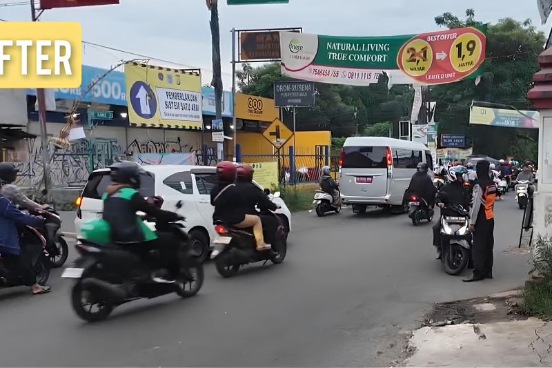Tangsel Uji Penerapan 1 Arah di Jalan Perintis-Cabe 2