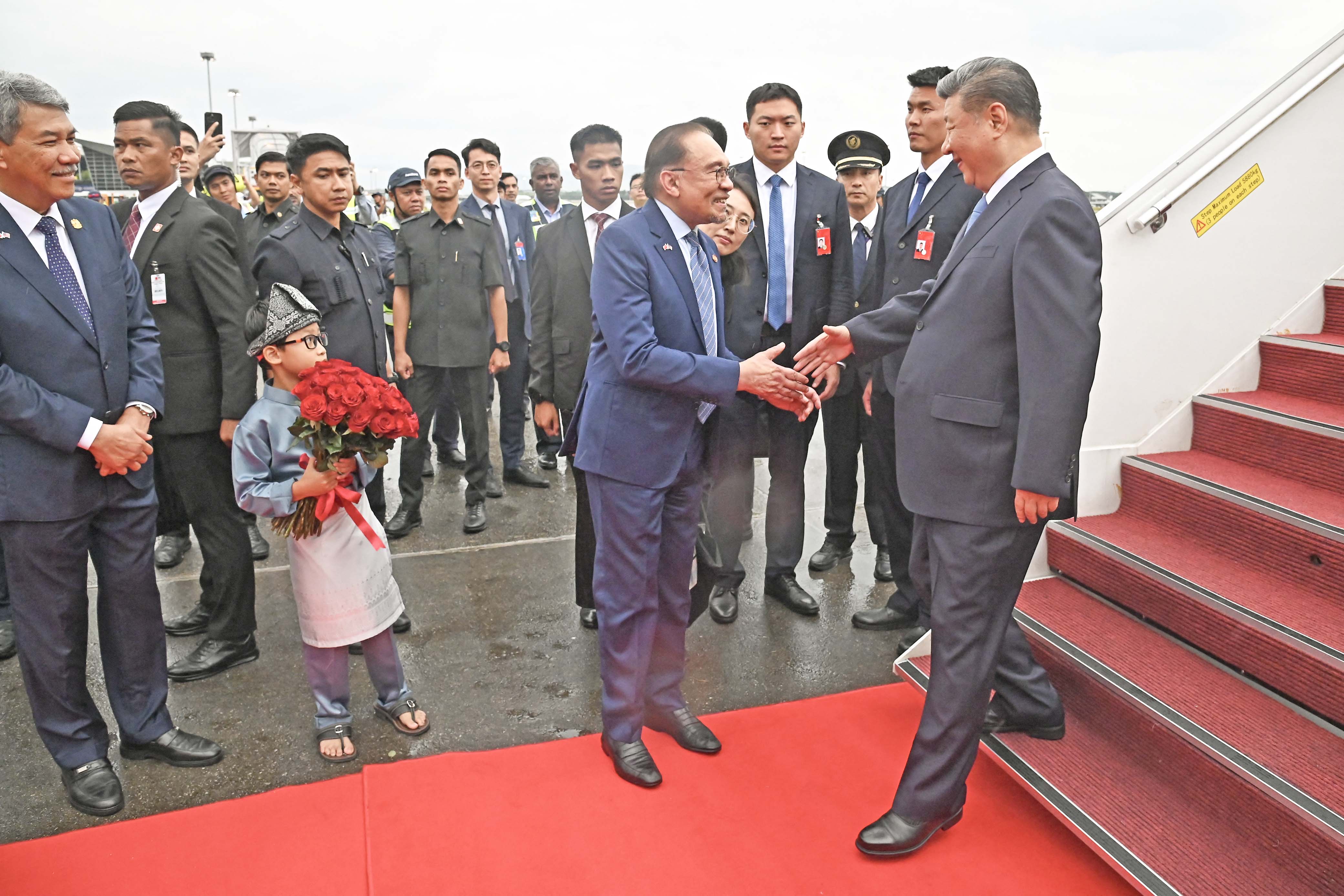 Xi Jinping Tiba di Malaysia