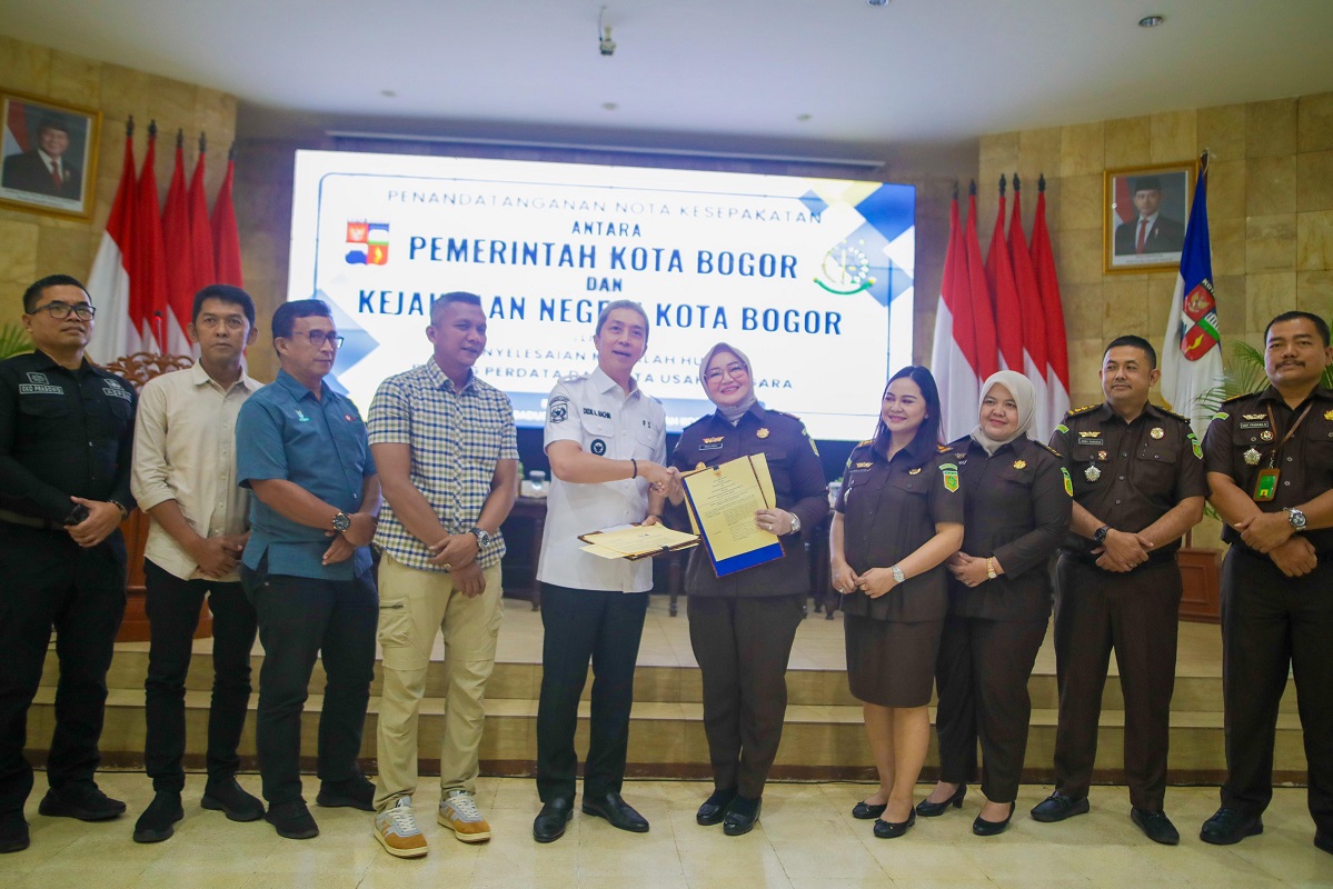 Pemkot dan Kejari Kota Bogor Teken MoU Penyelesaian Masalah Hukum Perdata dan Tata Usaha Negara