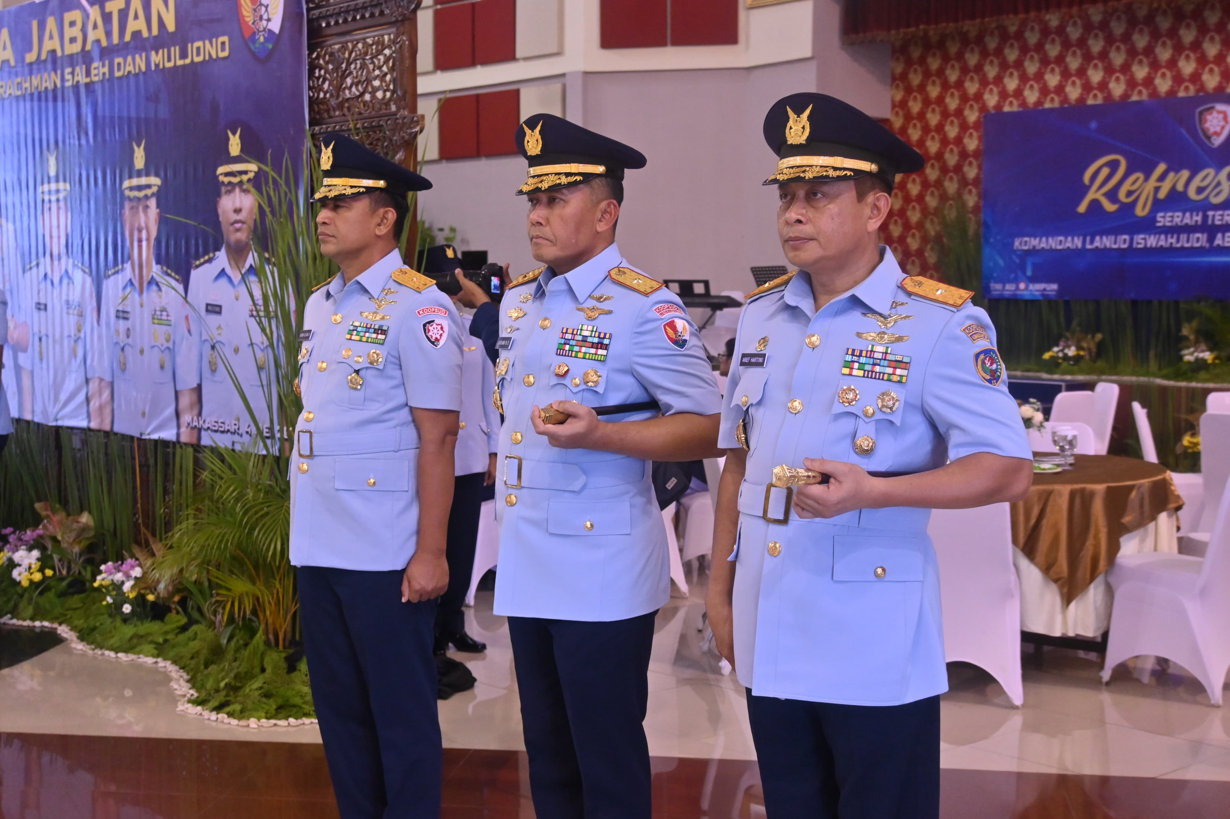 Danlanud Sultan Hasanuddin Hadiri Serah Terima Jabatan Tiga Komandan Pangkalan TNI AU Di Jajaran ...