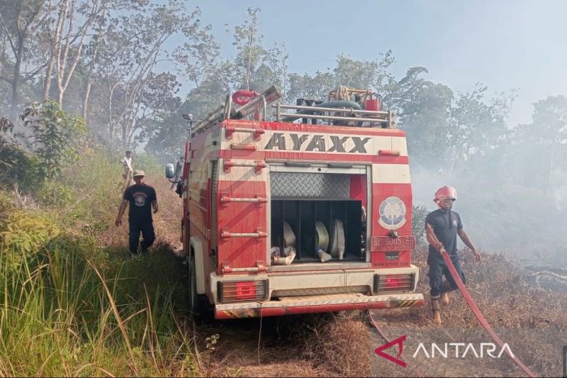 BPBD Aceh Barat Kerahkan Pemadam untuk Padamkan Kebakaran lahan