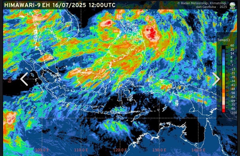 BMKG: Cuaca Berawan Selimuti Sejumlah Kota di Indonesia Hari Ini