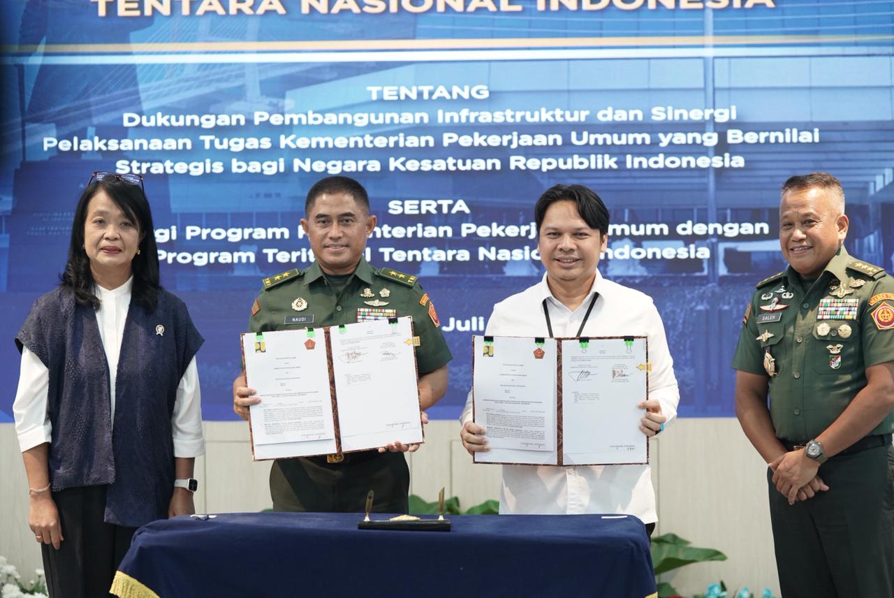TNI dan Kementerian PUPR Teken MoU untuk Dukung Pembangunan ...
