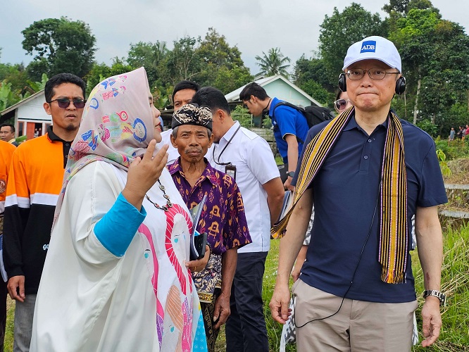 ADB BERKOMITMEN DUKUNG PROGRAM KETAHANAN PANGAN INDONESIA