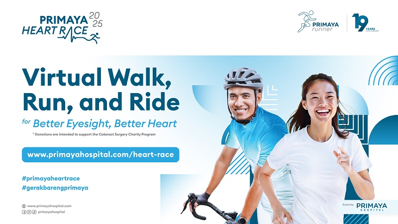 Primaya Heart Race 2025, Ajang Jalan, Lari, dan Bersepeda Virtual ...