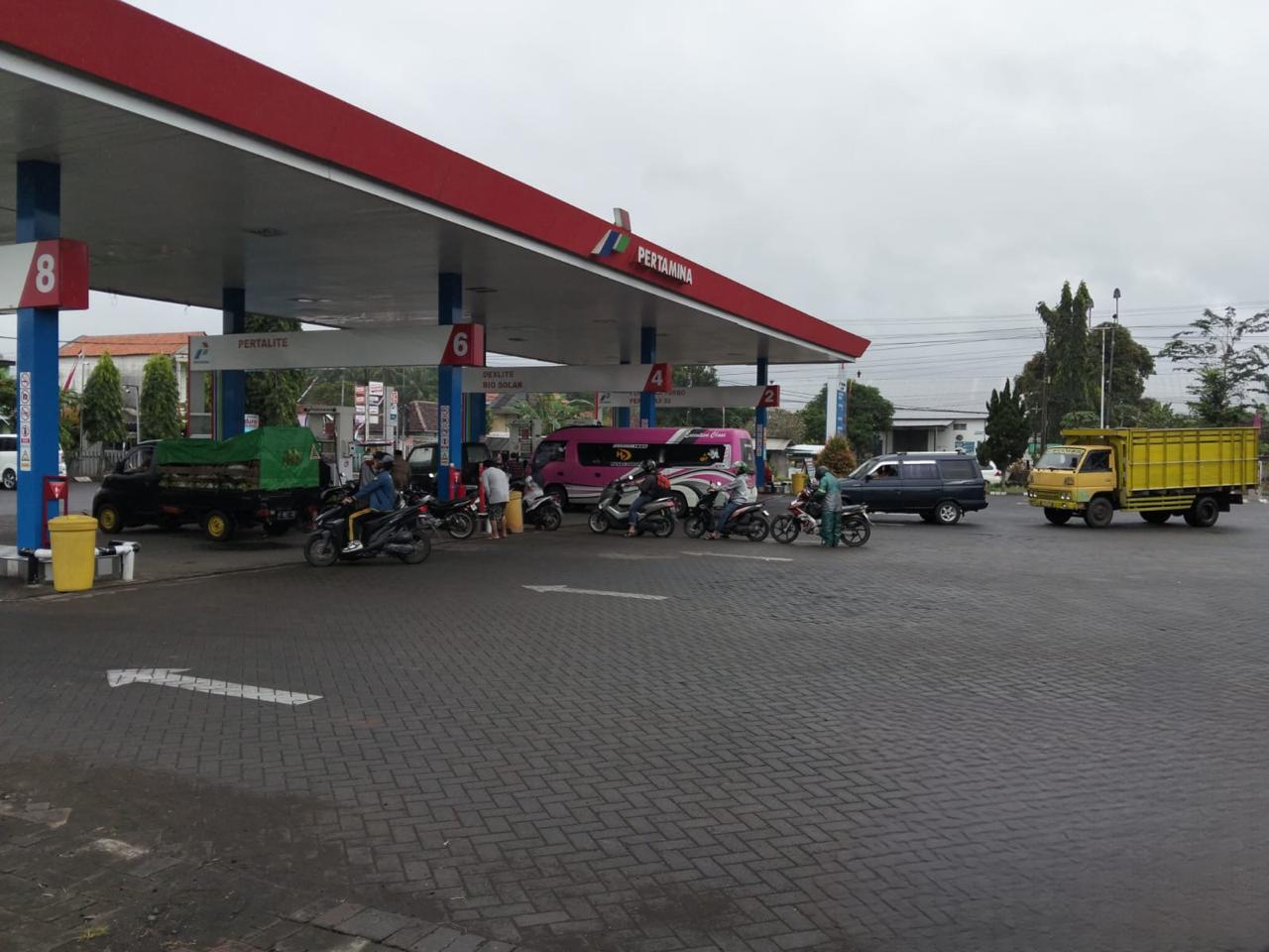 Pasokan BBM di Jember Aman, Antrian di SPBU Mulai Terurai