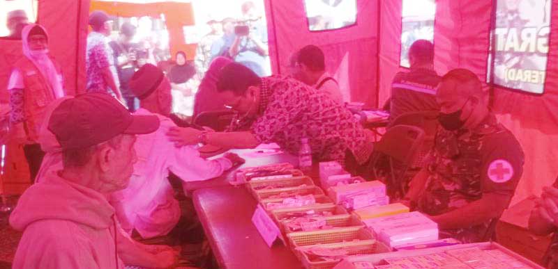 Pusterad TNI AD Berkolaborasi dengan Puskesmas Lebak Dukung Program CKG