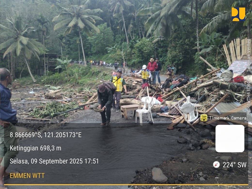 Kementerian PU Ambil Langkah Cepat Tangani Banjir Bandang di Nagekeo, NTT
