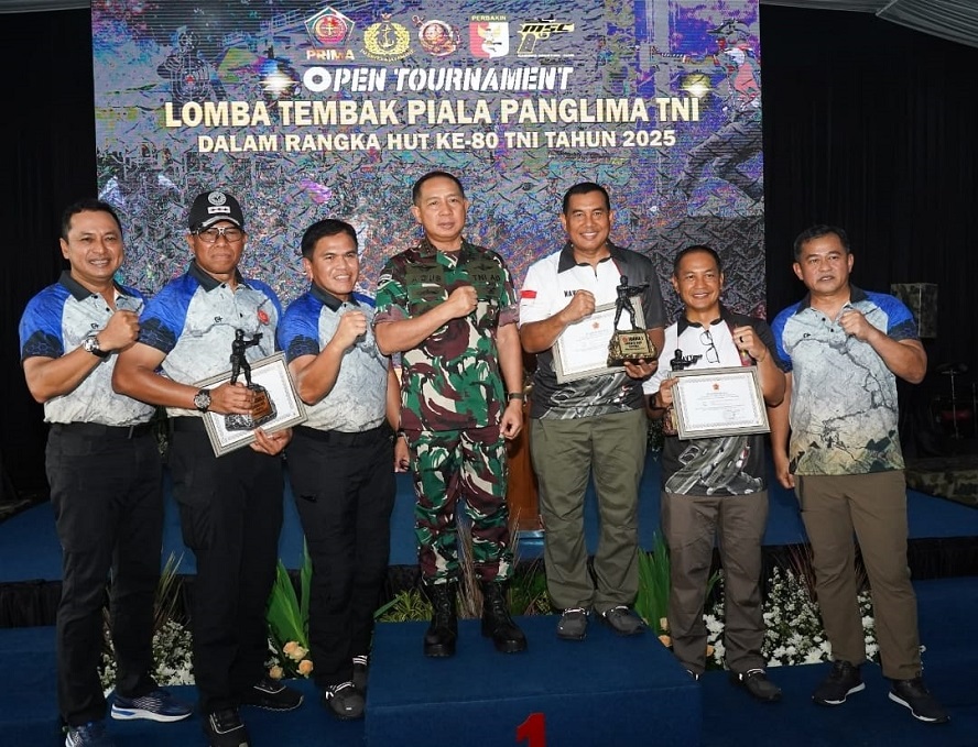 Panglima TNI Resmi Buka Open Tournament Menembak Piala Panglima TNI 2025
