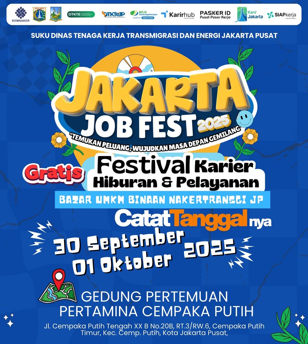 Lowongan Kerja Gede-Gedean! Jakarta Job Fest 2025 Hadir, Ribuan ...