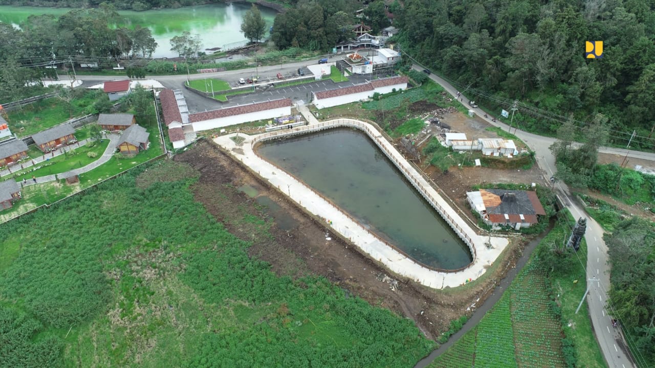 Topang Irigasi Pertanian dan Pariwisata, Kementerian PU Selesai Bangun 2 Embung di Dataran ...