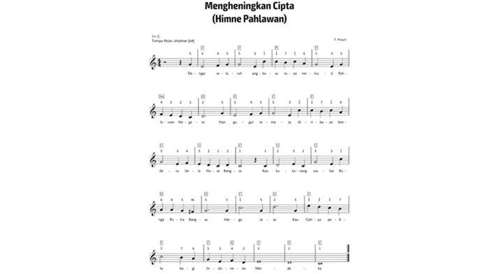 Lirik, Makna dan Sejarah Lagu Mengheningkan Cipta Jadi Acara Inti ...