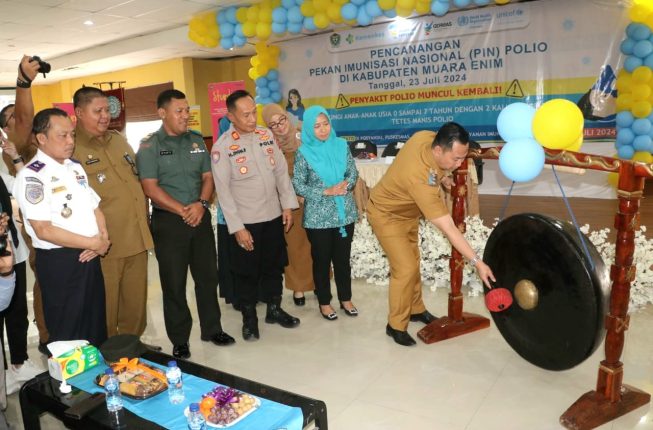 Sasar Anak Usia 0 Sampai 7 Tahun, Pj. Bupati Luncurkan PIN Polio Serentak Se-Kabupaten Muara ...