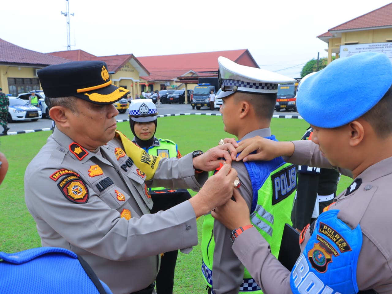 Polres Labuhanbatu Apel Gelar Pasukan Operasi Terpusat Ketupat Toba 2024