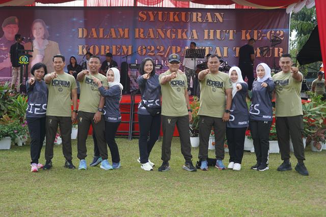 Korem 022/PT Rayakan HUT ke-62 dengan Syukuran Penuh Makna