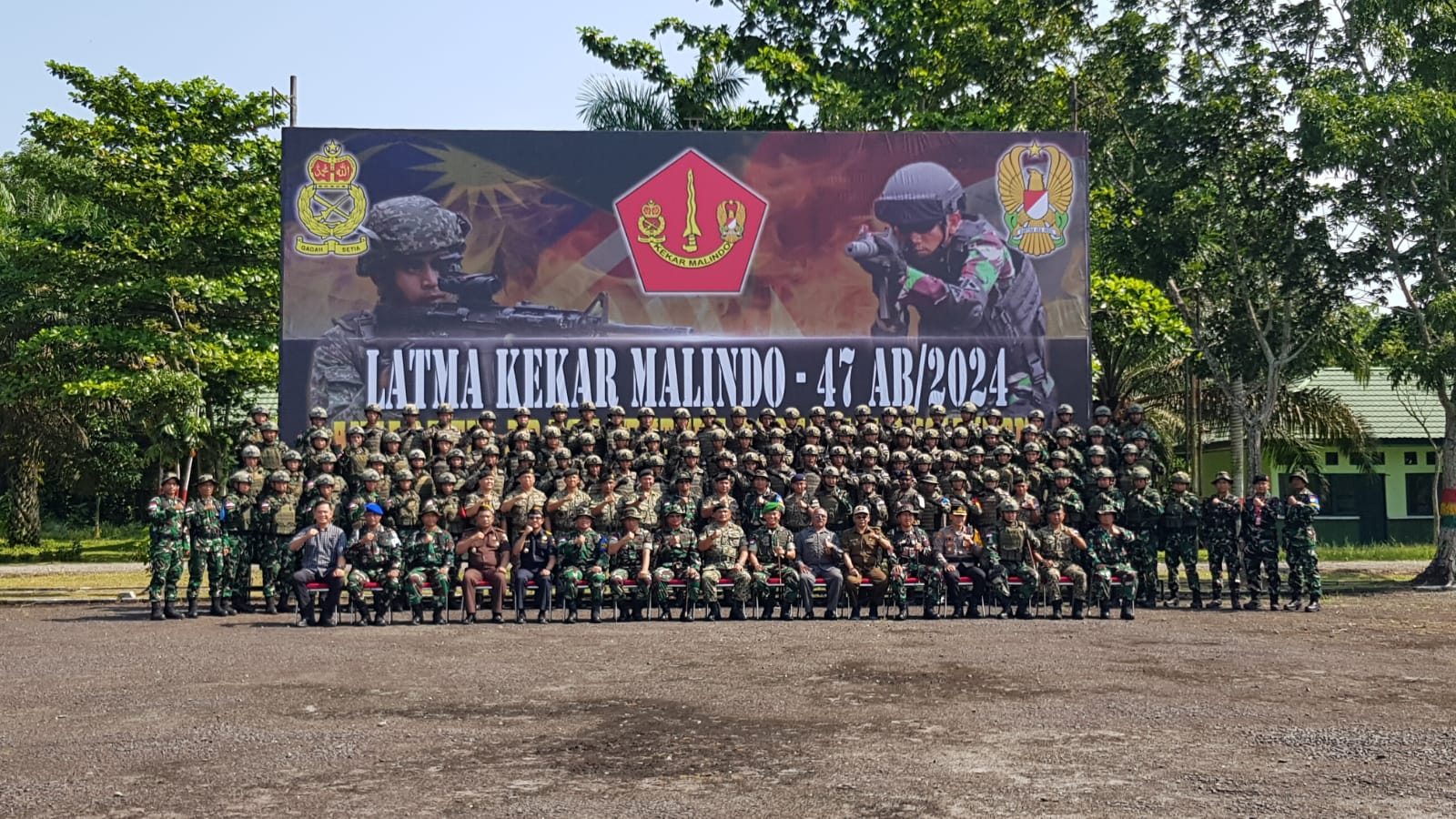 TNI AD dan TDM Latihan Bersama Kekar Malindo-47 AB/2024