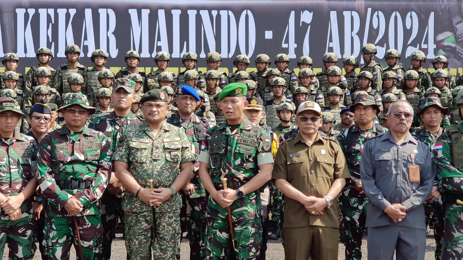 TNI AD dan TDM Latihan Bersama Kekar Malindo-47 AB/2024