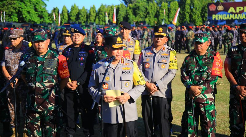 TNI-Polri Gelar Apel Pasukan Pengamanan World Water Forum Ke-10 di Bali
