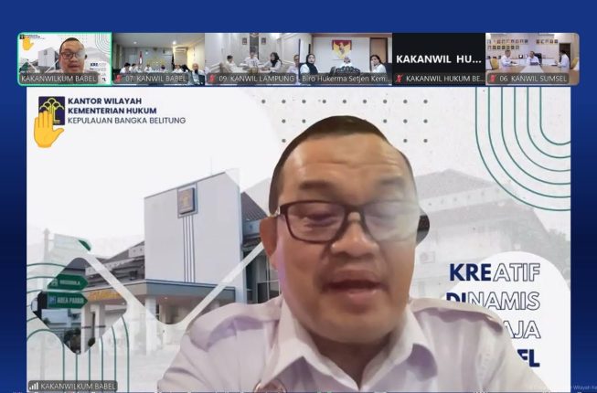 Kanwil Kemenkum Babel Ikuti Rapat Koordinasi Virtual Penguatan ...