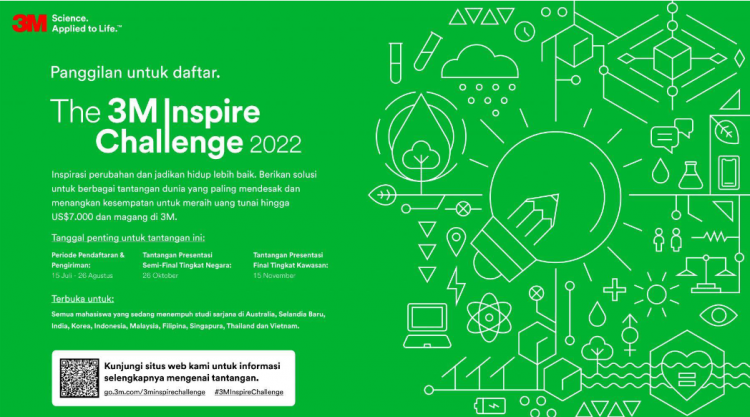 Pengumuman Kompetisi The 3M Inspire Challenge 2022 - Universitas ...