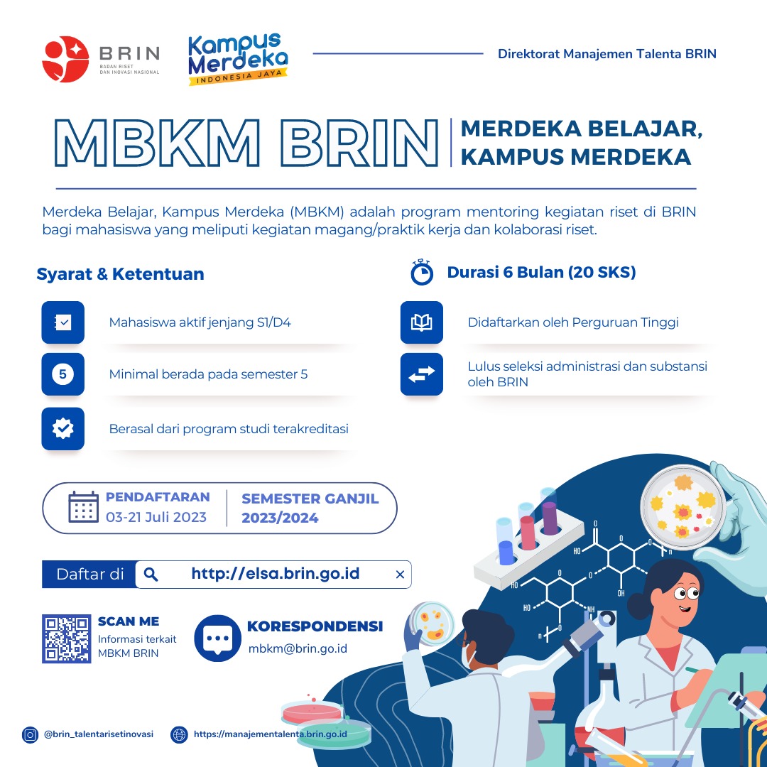 Program MBKM BRIN Membuka Peluang Belajar Lebih Luas bagi Mahasiswa ...