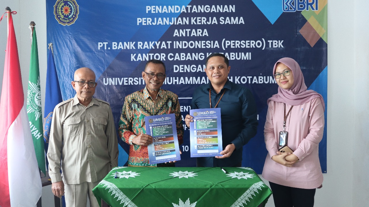 Universitas Muhammadiyah Kotabumi dan Bank Rakyat Indonesia (BRI) Tandatangai Kerjasama ...